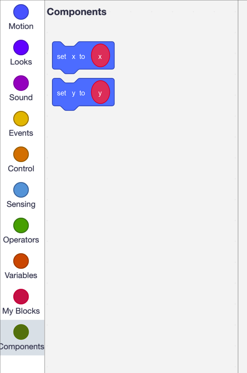 Components Discuss Scratch 