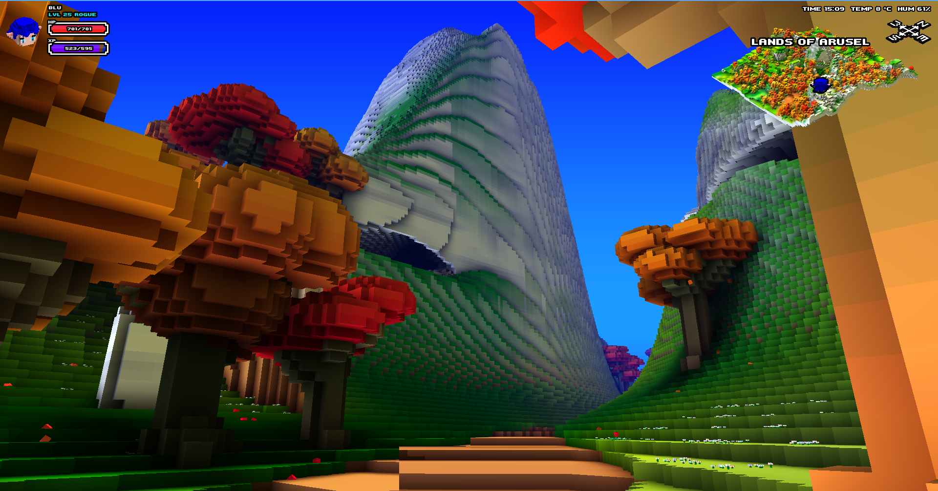 One of the largest mountains i have ever seen in CubeWorld. : r/CubeWorld