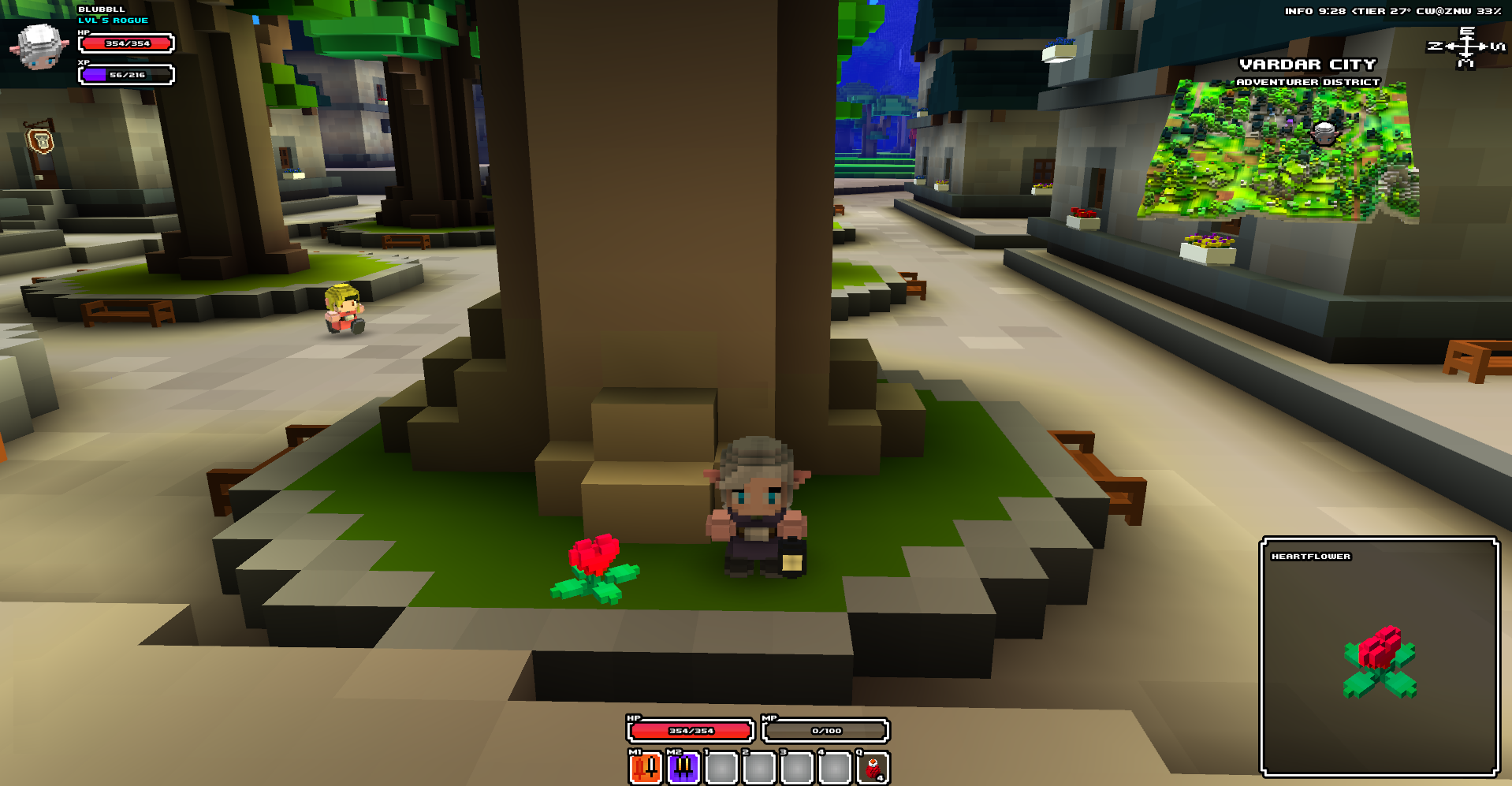 Rare find: a Heartflower spawning in a city : r/CubeWorld