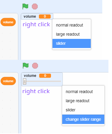 How do i make a volume slider? - Discuss Scratch