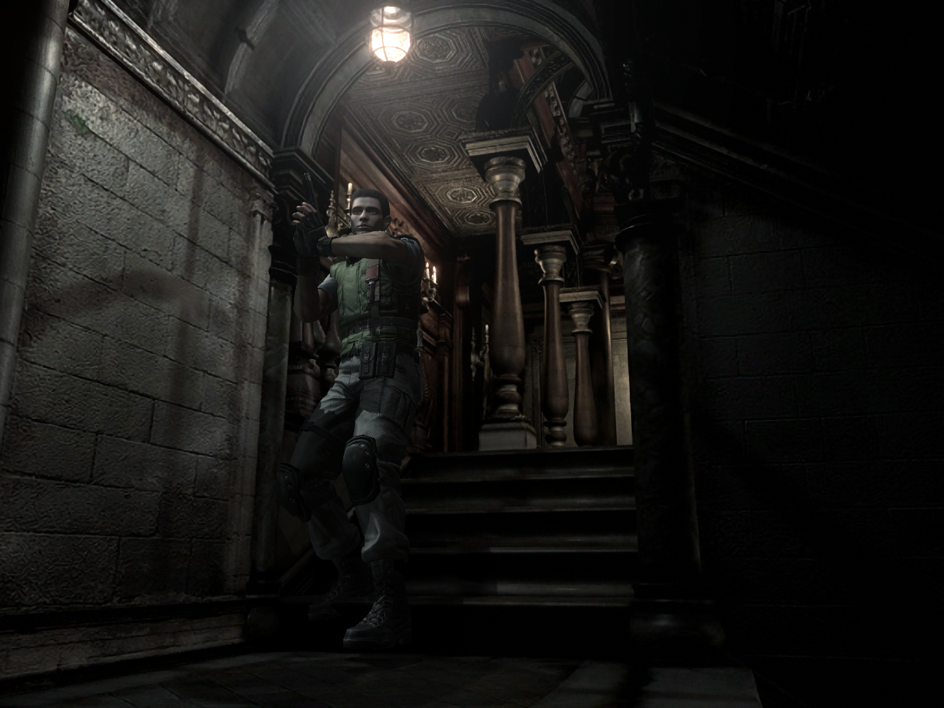 RE1 real time graphics mod (hotkeys for noise filter, color filter, etc) :: Resident Evil ...