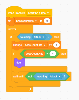Boss hiding mechanism - Discuss Scratch