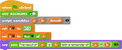 Scratch division error. - Discuss Scratch