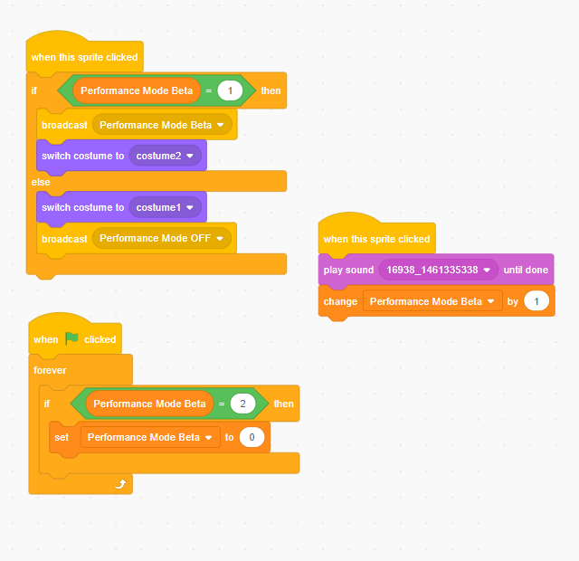 Dont understand why i have to click a sprite twice to turn it on the ...