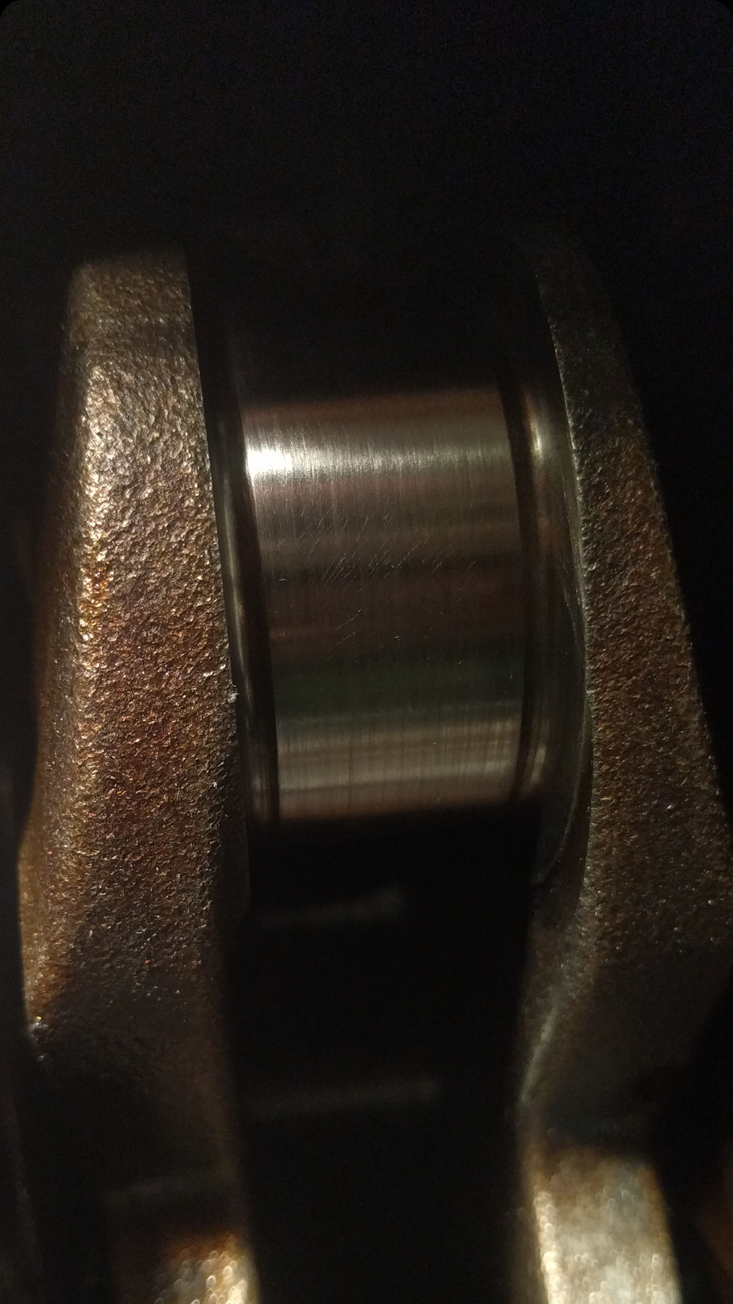 Piston hitting head/valves good engine still runs.