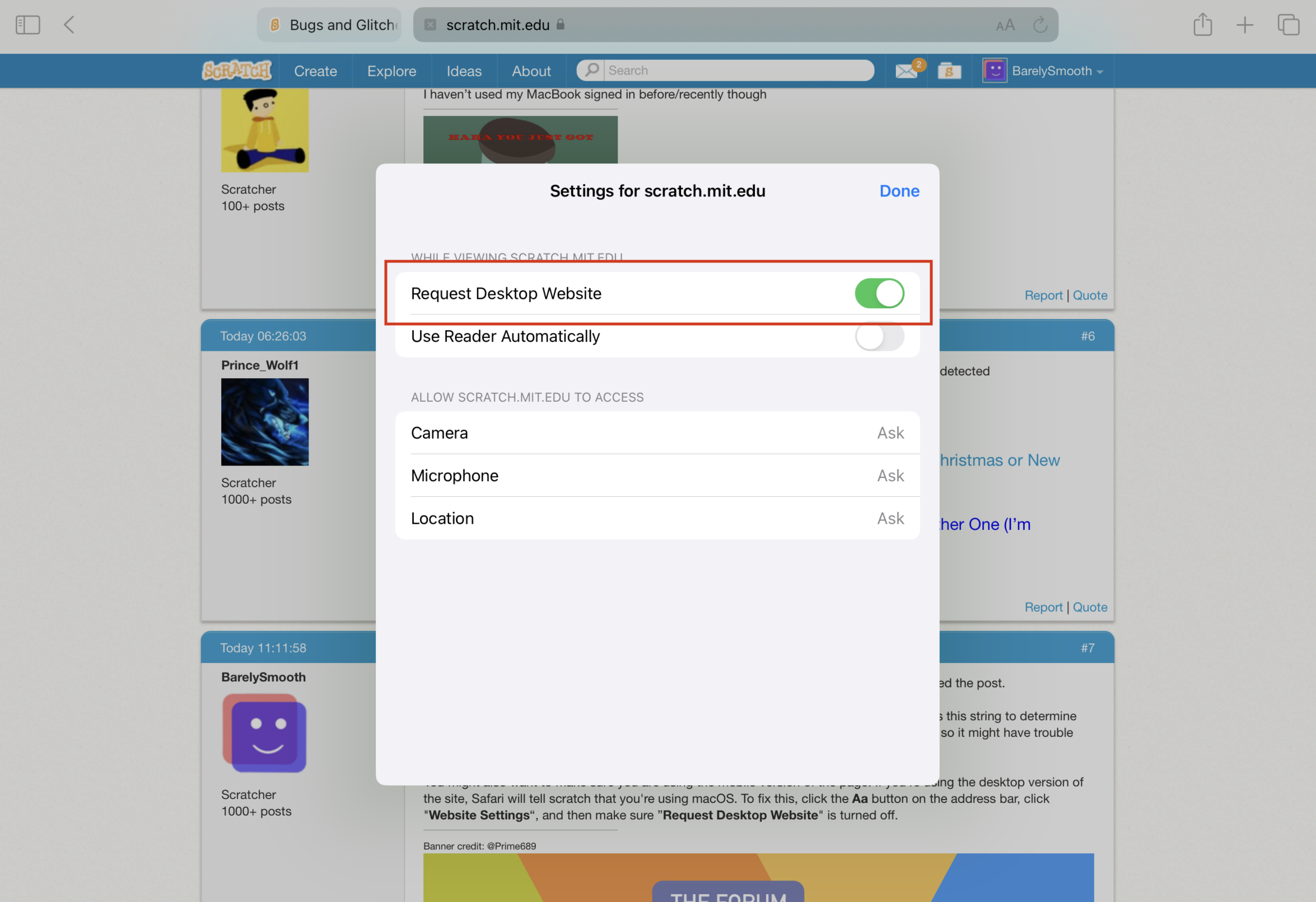 It says it’s my Mac book for my system? - Discuss Scratch