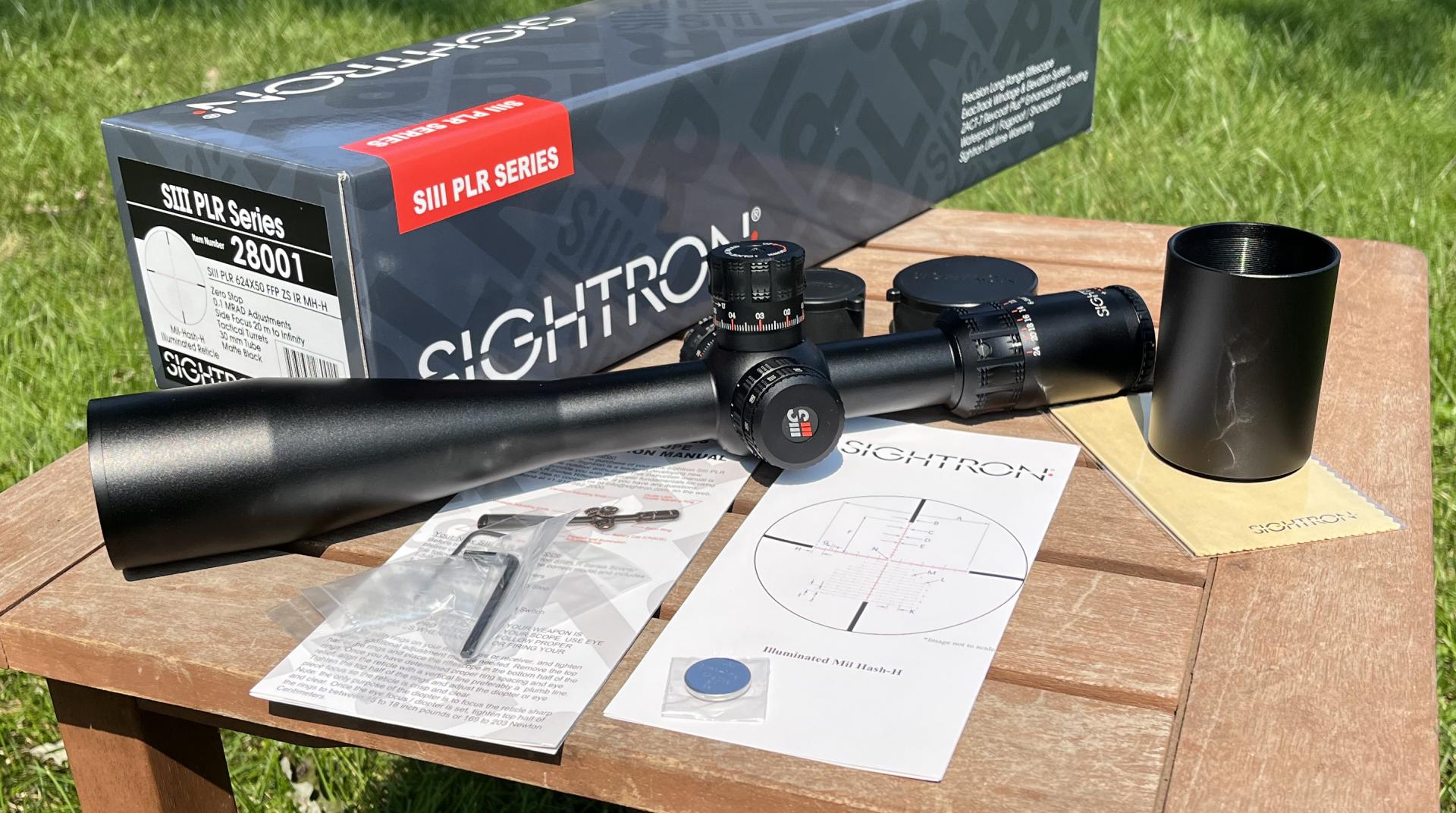 Sightron SIII PLR 6-24x50 FFP Zero Stop Scope Review by BigJimFish ...