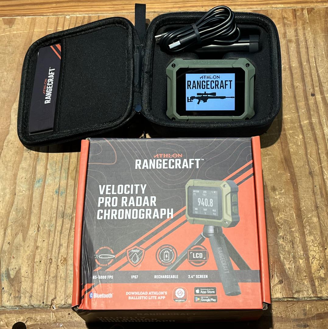 Athlon Rangecraft Velocity PRO radar chronograph review and too many ...