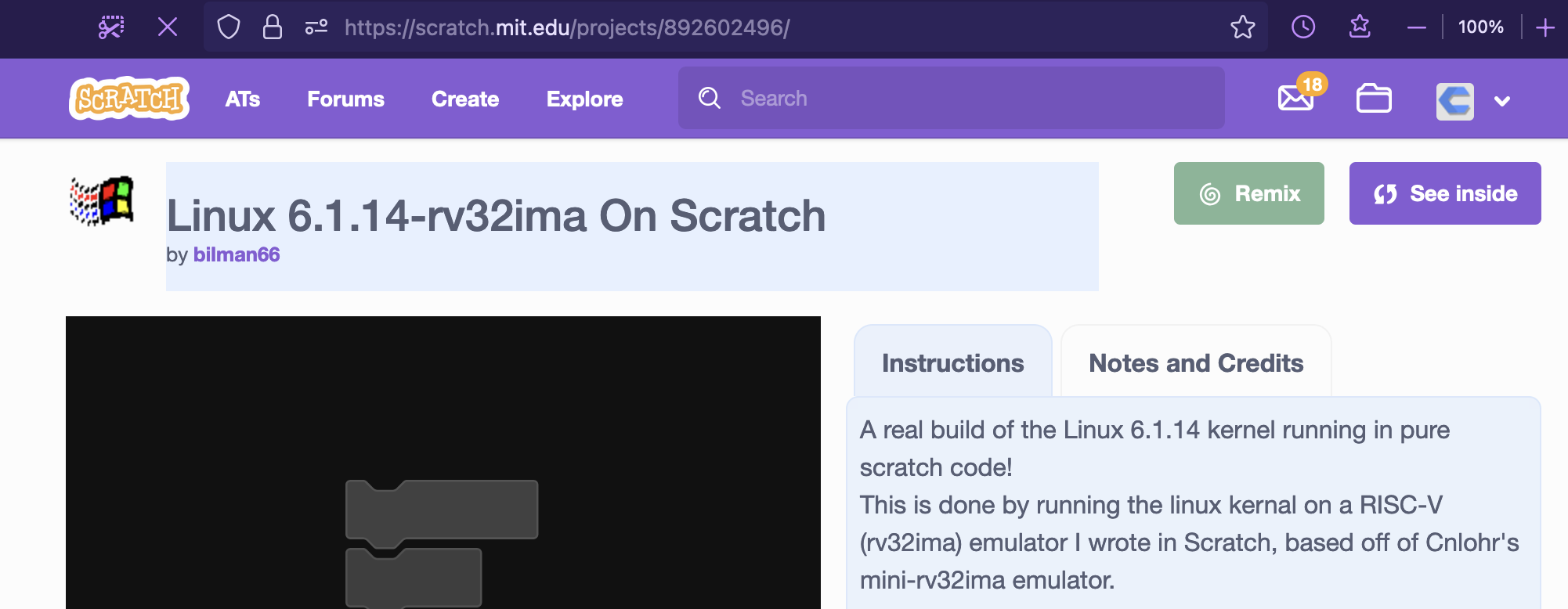 Title Glitch - Discuss Scratch