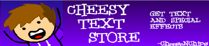 CHEESY TEXT STORE - GET TEXT AND SPECIAL EFFECTS - Discuss Scratch