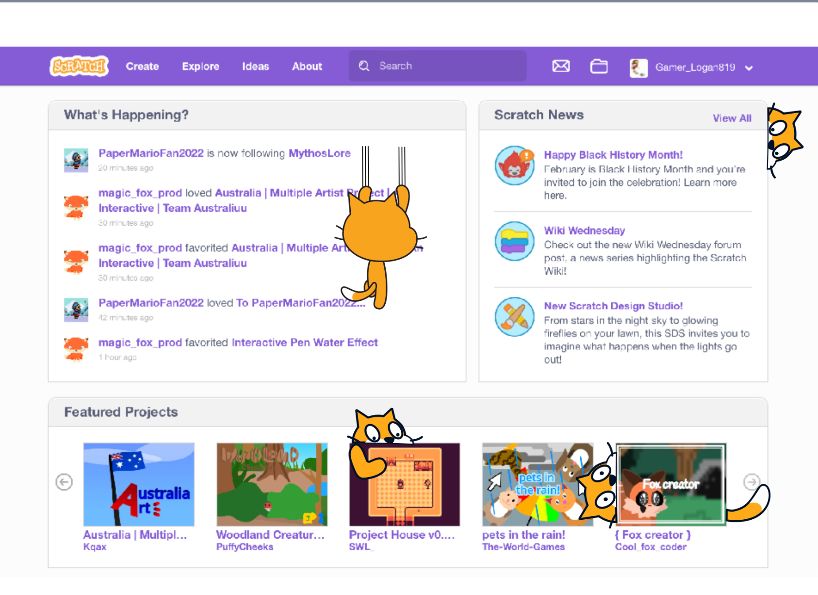 Cat takeover for April Fools? - Discuss Scratch
