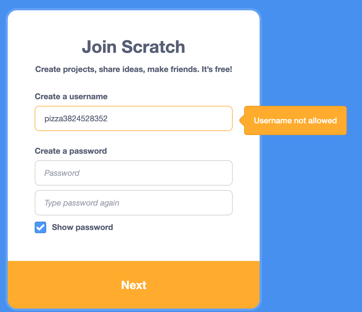 Pizza username - Discuss Scratch