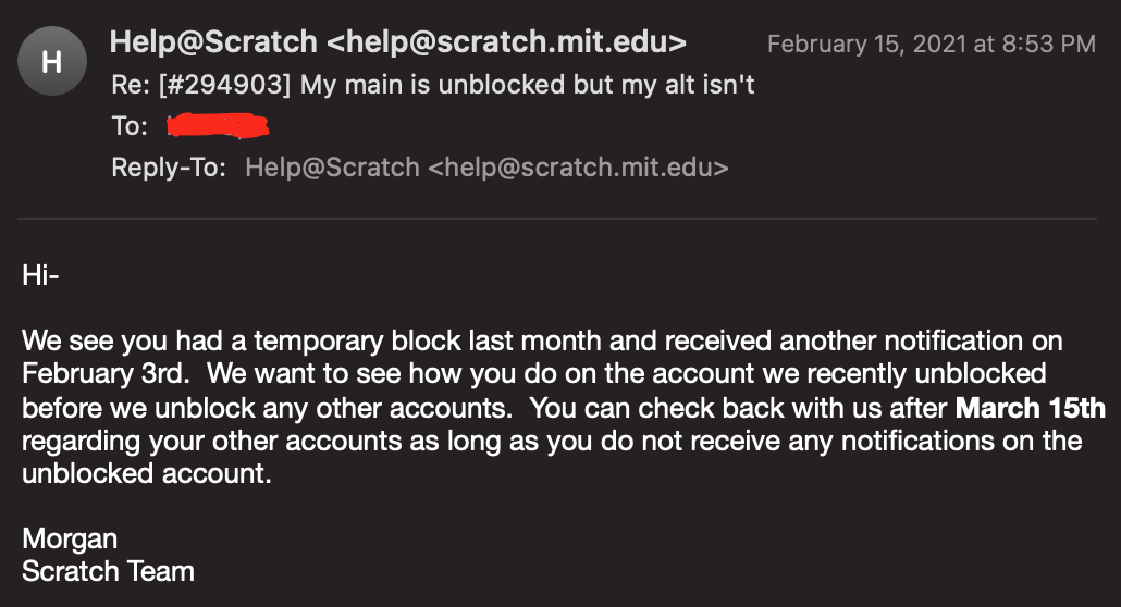 Accounts and Bans - Discuss Scratch