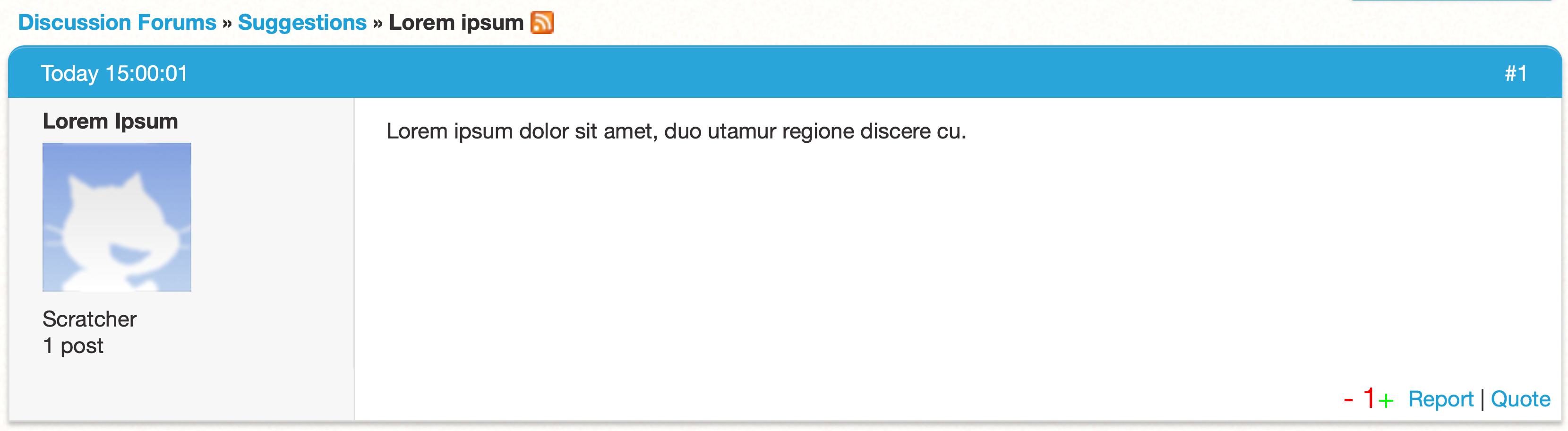 Voting on posts - Discuss Scratch