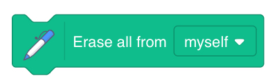 “Erase all from sprite” block - Discuss Scratch