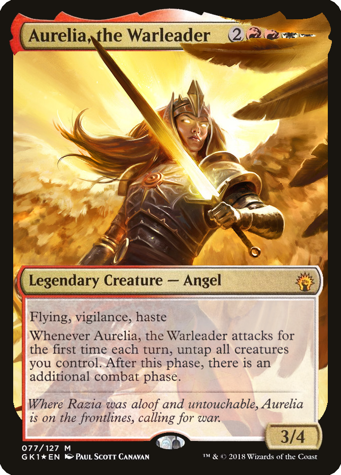 Aurelia, the Warleader - Digital Alter : r/mtgaltered