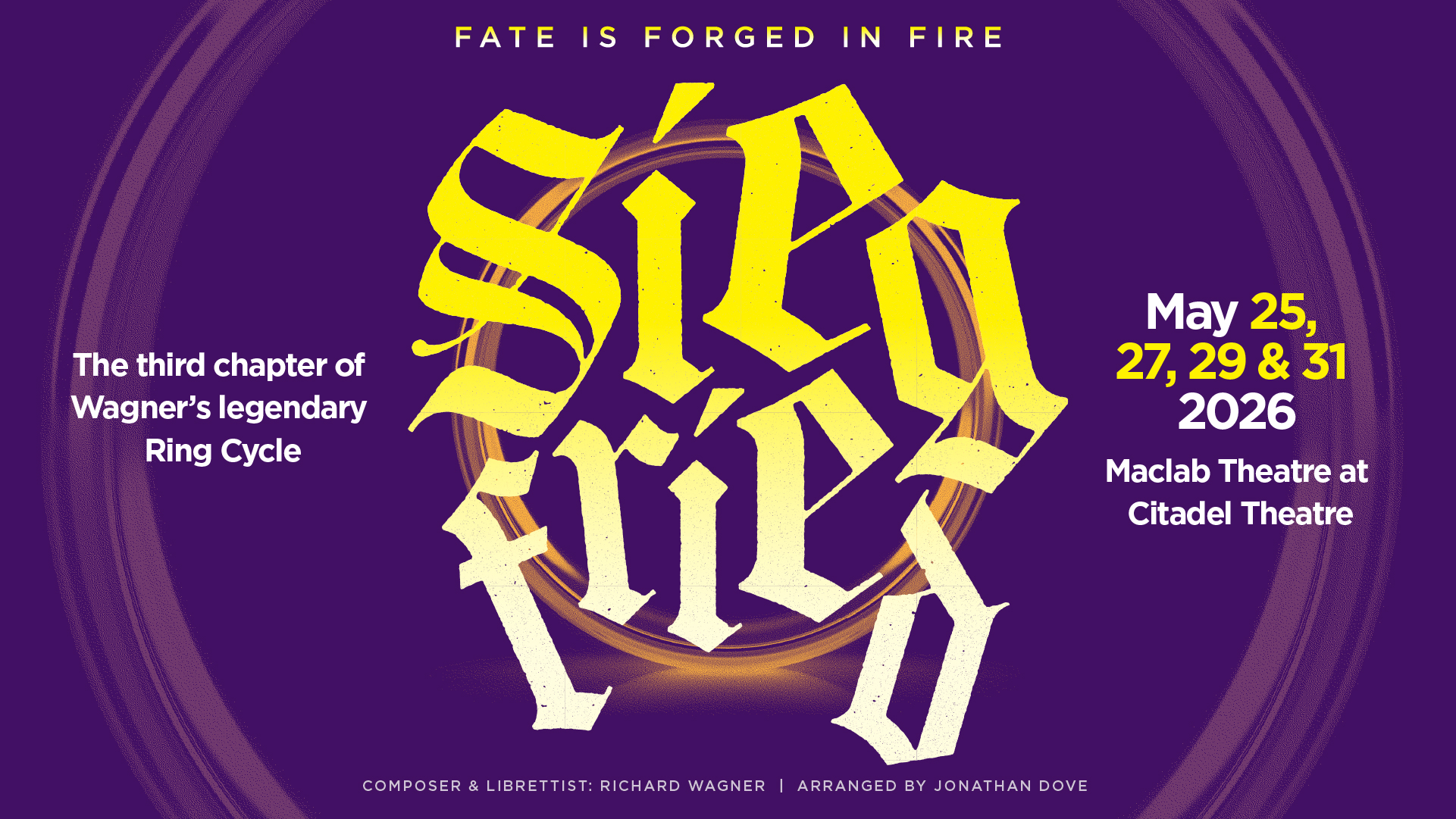 Siegfried Ed Dress, Saturday, May 23, 2026 2:00p.m. | Edmonton Opera