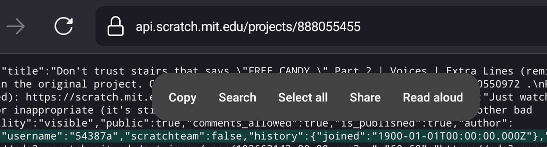 Account Join Date Glitch When Using Scratch API - Discuss Scratch