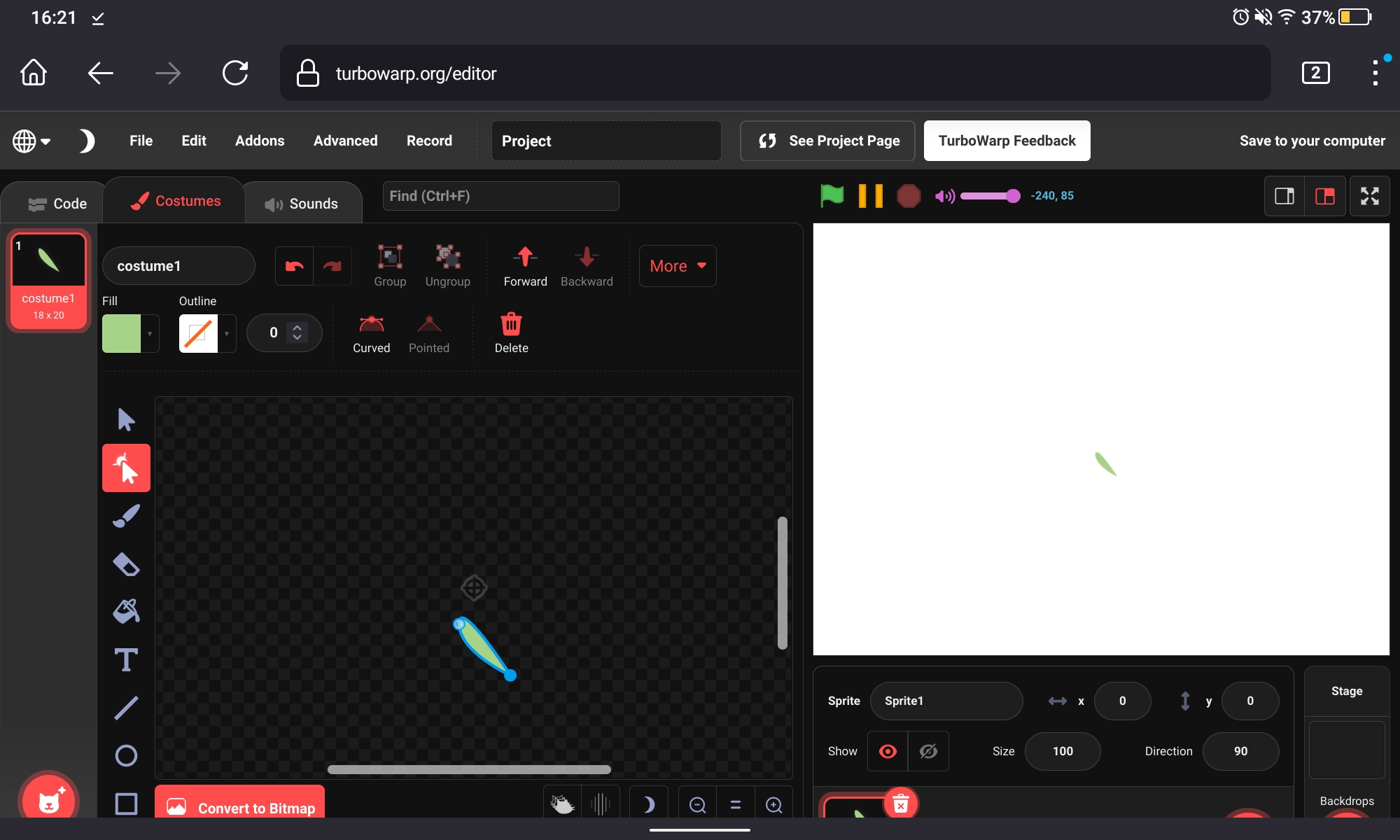 Point Editor Round/Pointed - Discuss Scratch