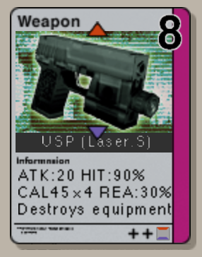 Metal Gear Acid - Card List | Sanctuary