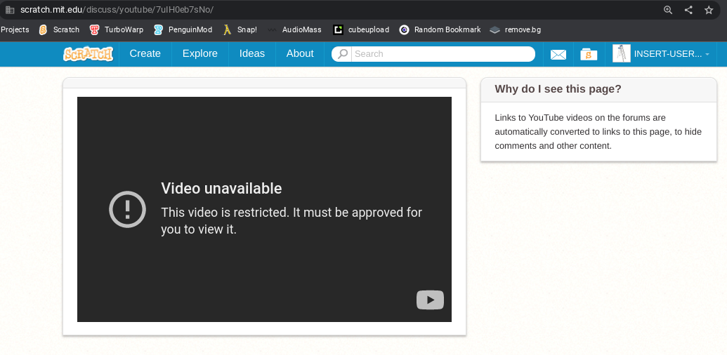Why are the YouTube scratch tutorials not ported into the editor ...