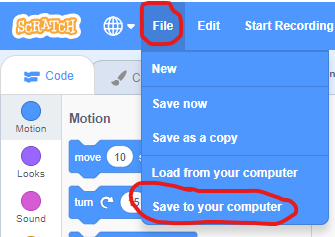 Downloading Projects - Discuss Scratch