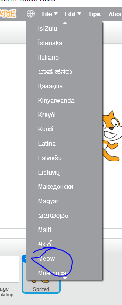 what happened to edible scratch and meow language? - Discuss Scratch