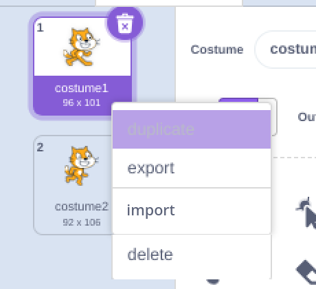 import multiple vectors/bitmaps into the same sprite (Quality of Life) - Discuss Scratch