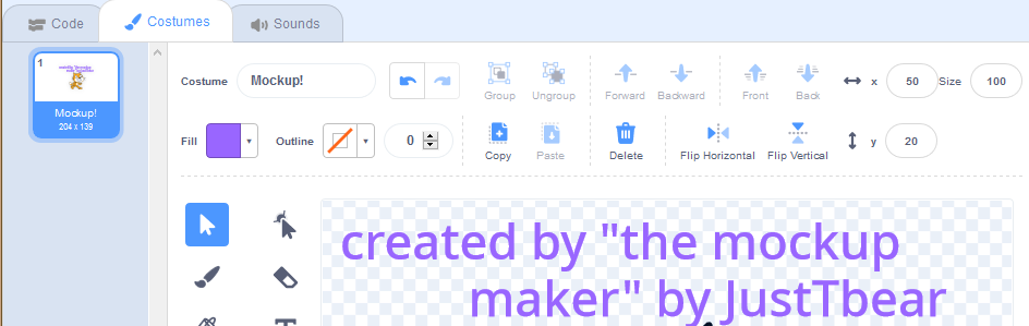 Be able to type in values in Scratch Paint Editor. - Discuss Scratch