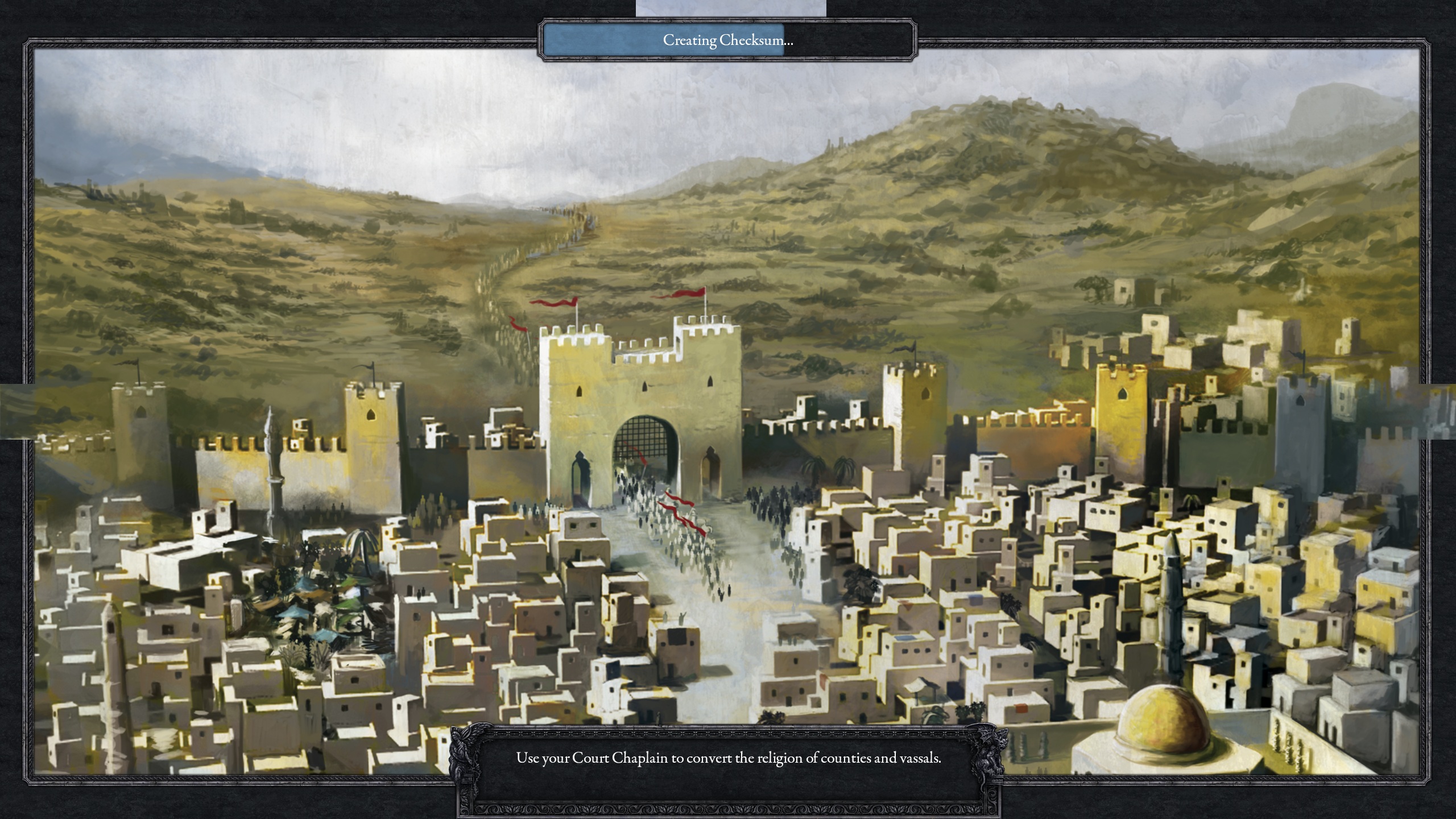 Borders too short during loading (when in a very high resolution ...