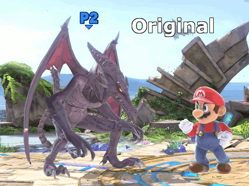 I felt like Ridley is a tad too hunched over in Ultimate , so I made an ...