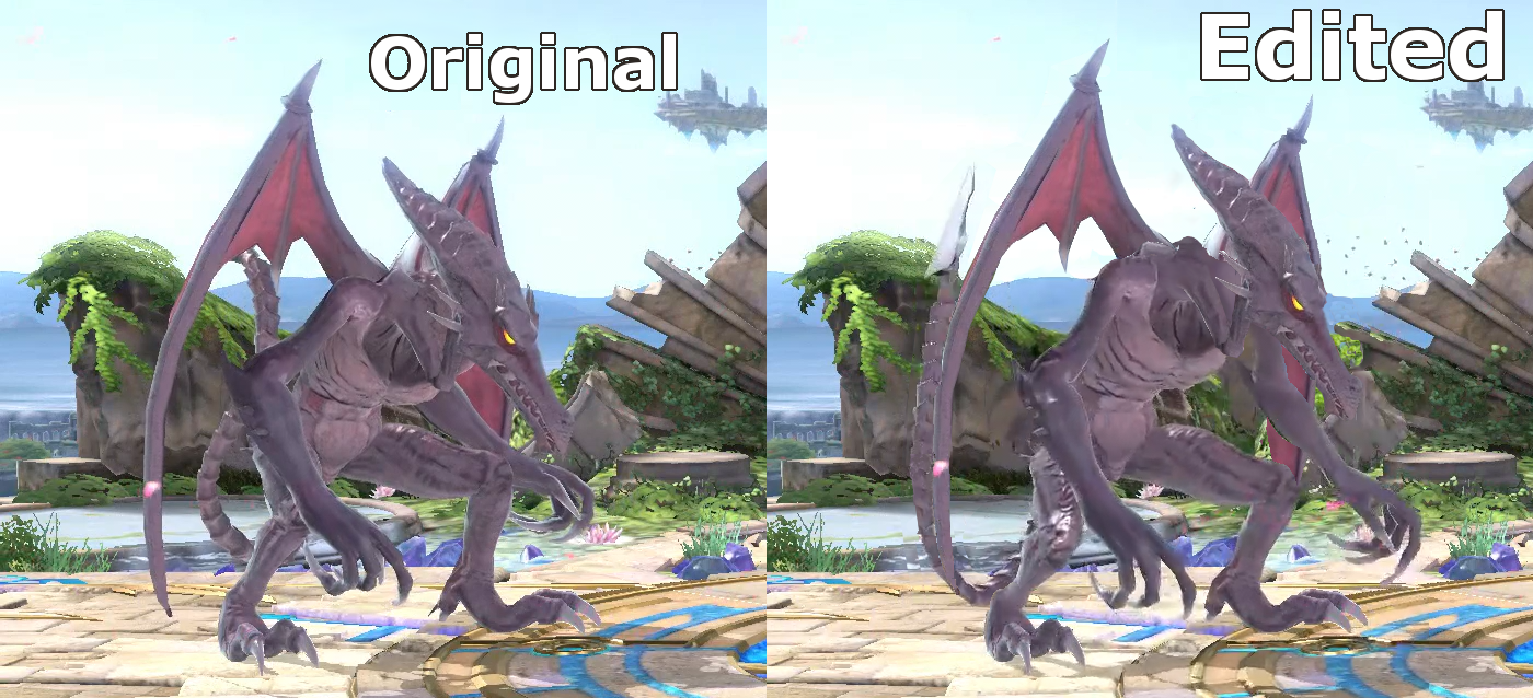 I felt like Ridley is a tad too hunched over in Ultimate , so I made an ...