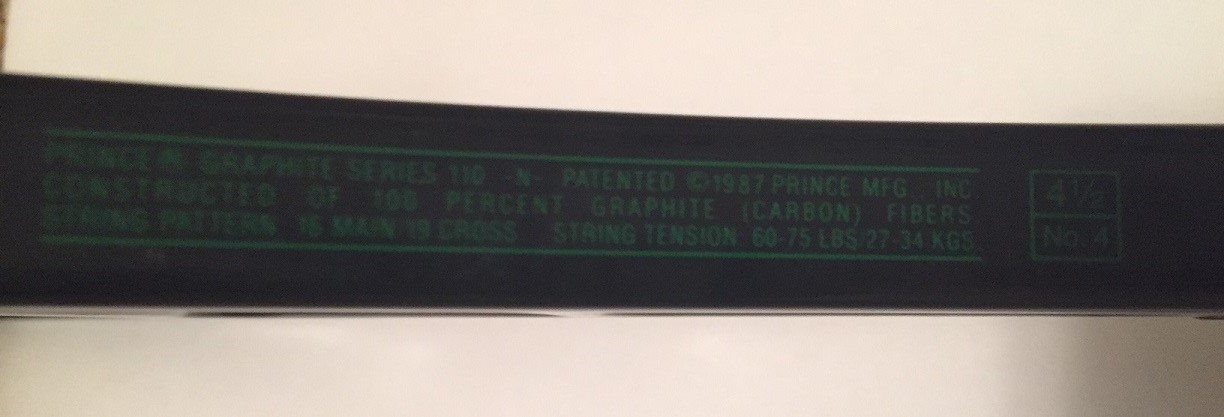 Andre Agassi - Prince Oversize Graphite | Talk Tennis