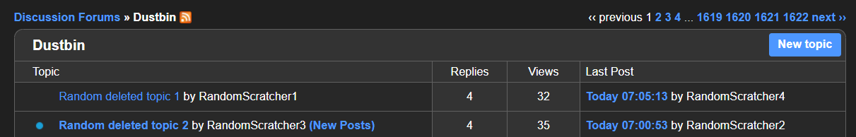 How does the dustbin Forum look like - Discuss Scratch