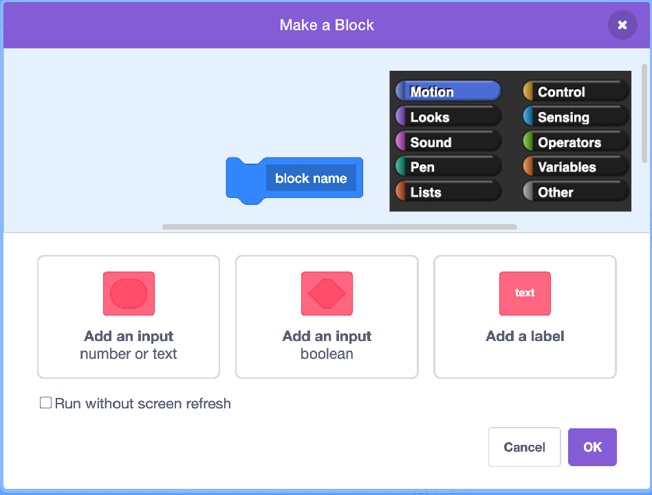 Change the color of a custom block, like in Snap! - Discuss Scratch