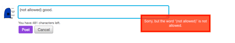 Real-time bad-word detector? - Discuss Scratch