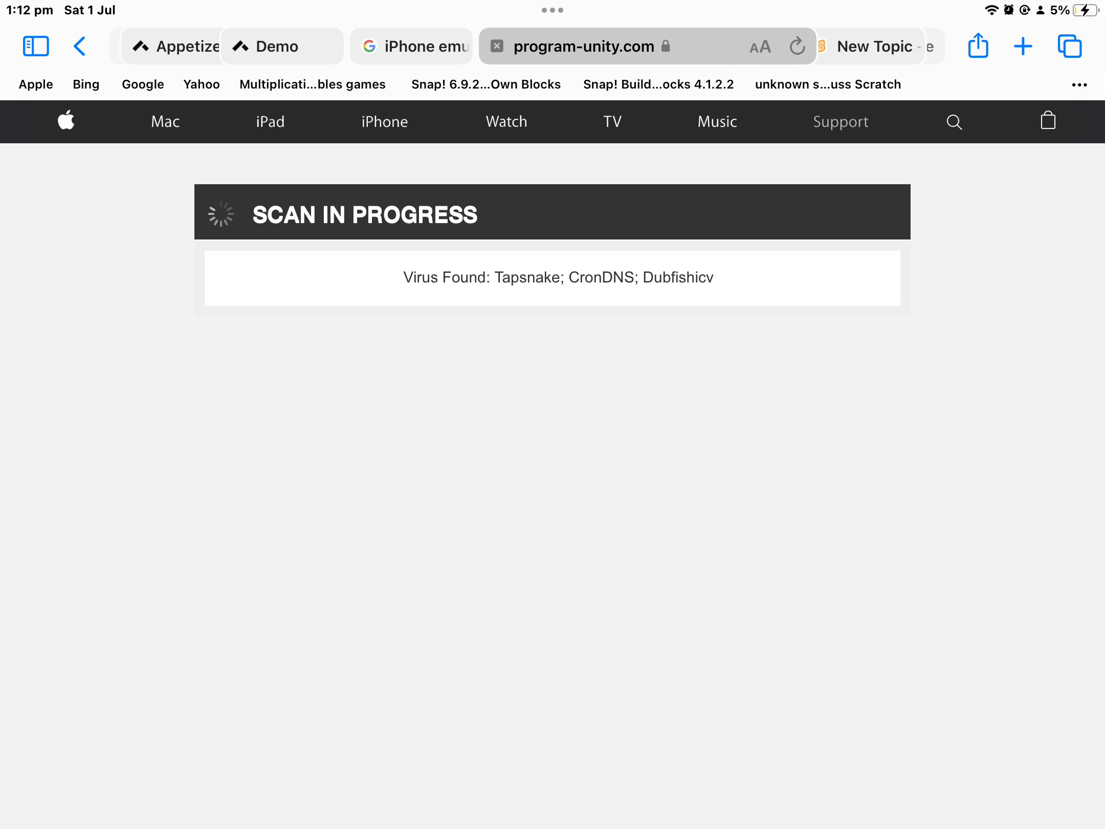 Virus detected - Discuss Scratch