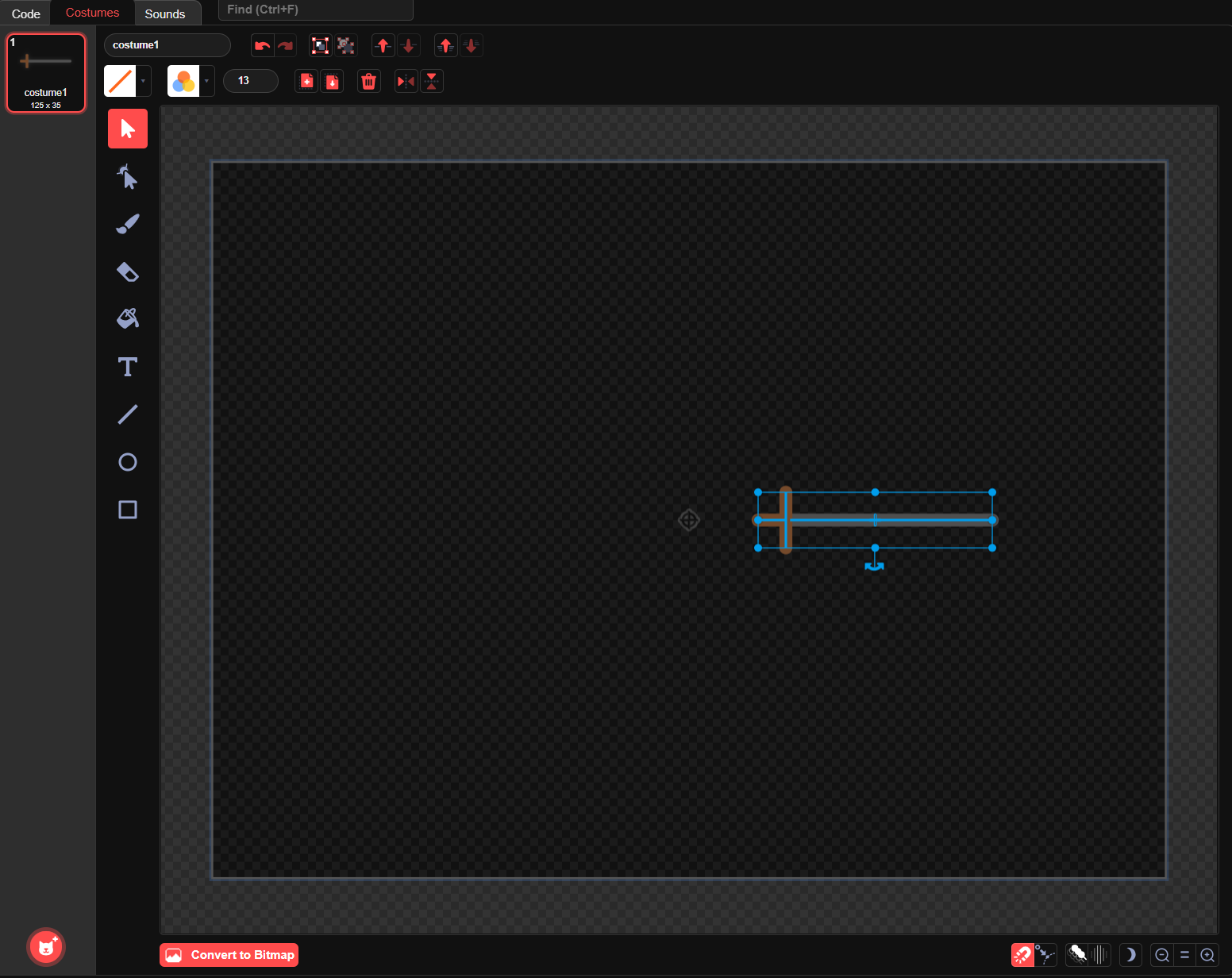 Help with a sword orbiting and facing mouse - Discuss Scratch