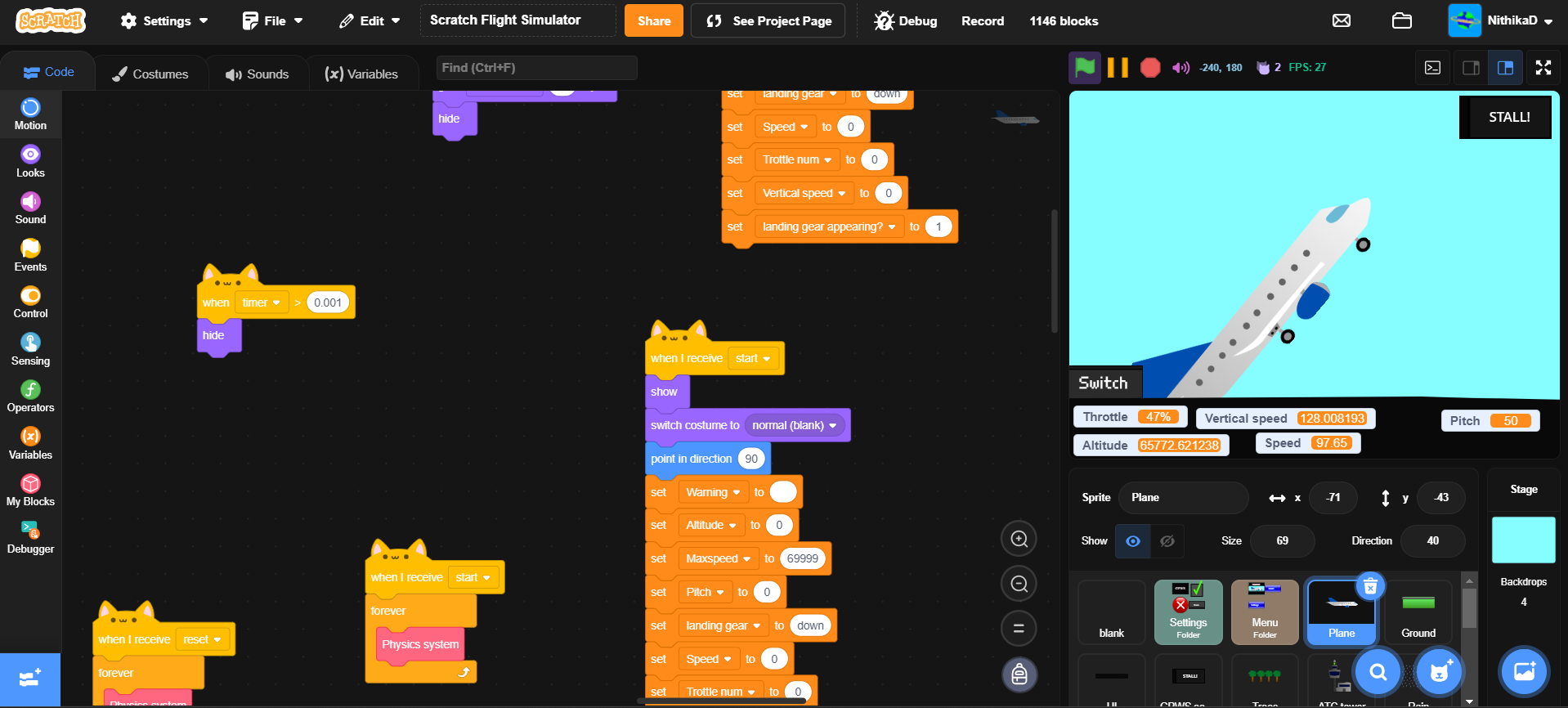 Scratch Flight Simulator Sneak Peek - Discuss Scratch