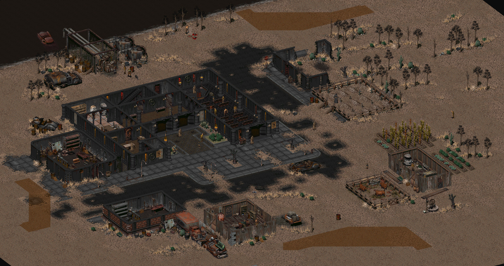 Fallout 2 mod - Pixote's updated RP maps | No Mutants Allowed