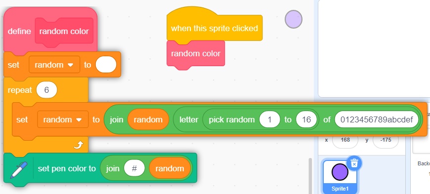 How to Change Pen Color Based on a Click? - Discuss Scratch