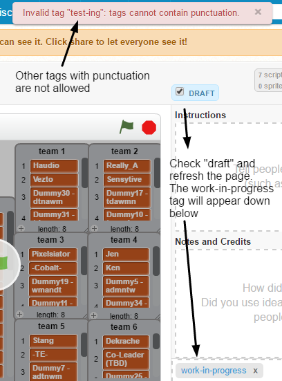 Project tagging inconsistancies - Discuss Scratch
