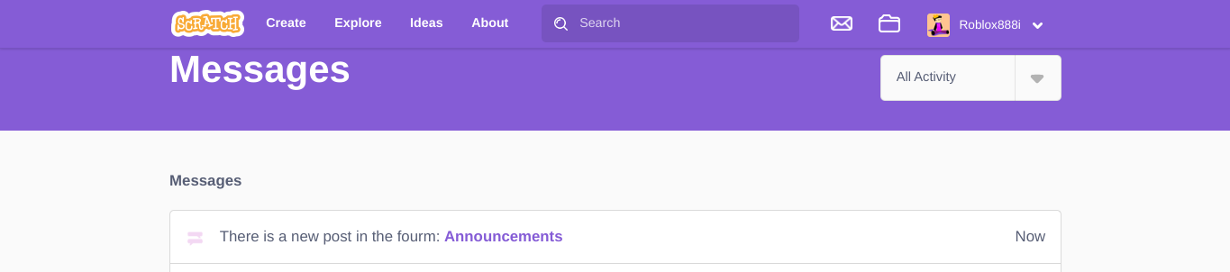 Being able to follow the Announcements forum - Discuss Scratch