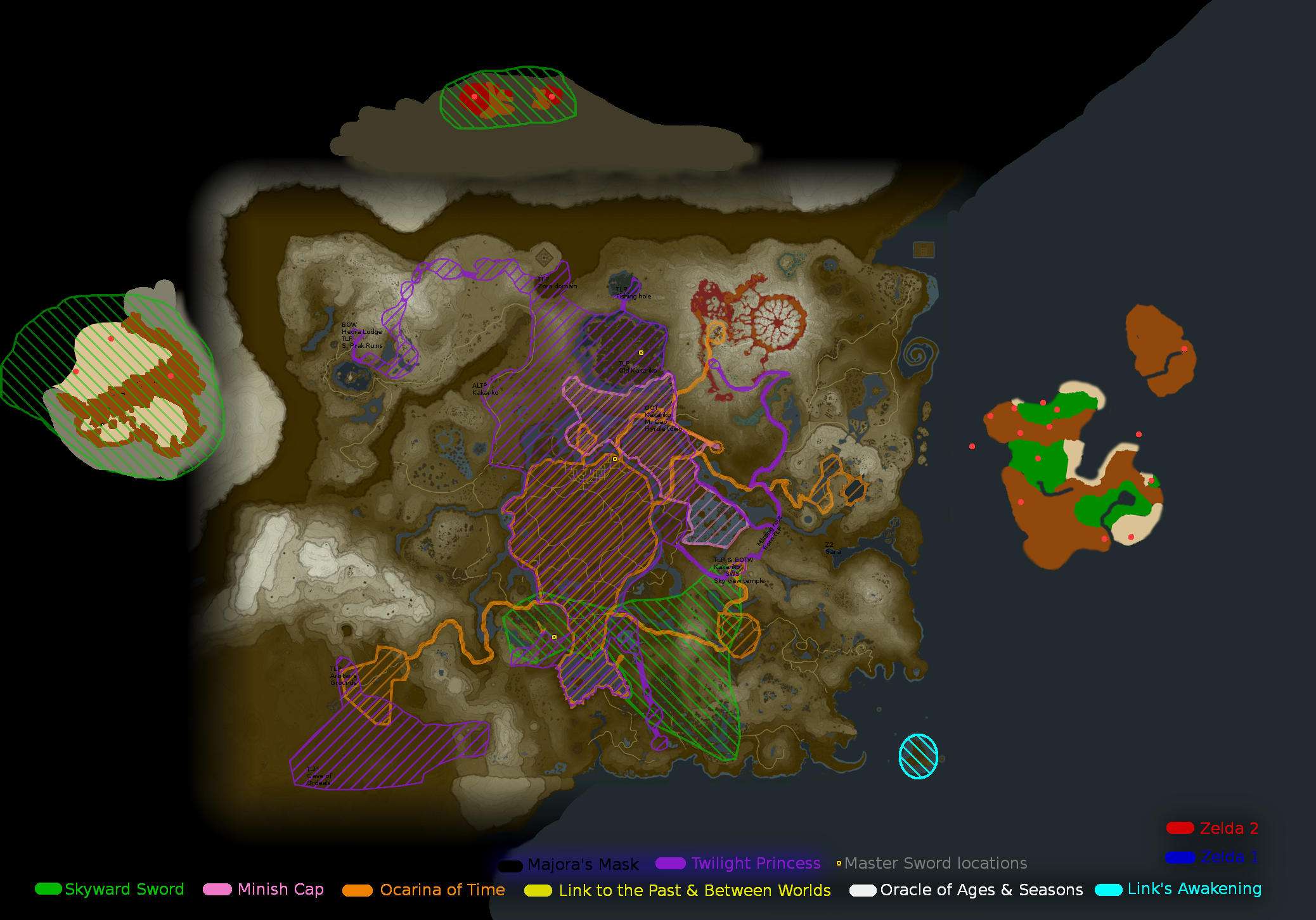 Does it all fit together? Breath of the Wild topography - Theorizing ...