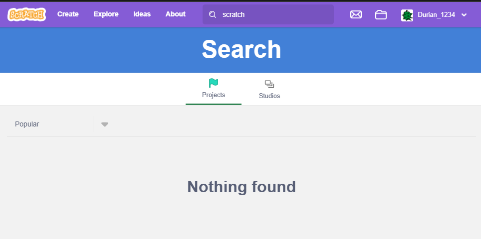 Search Not appear - Discuss Scratch