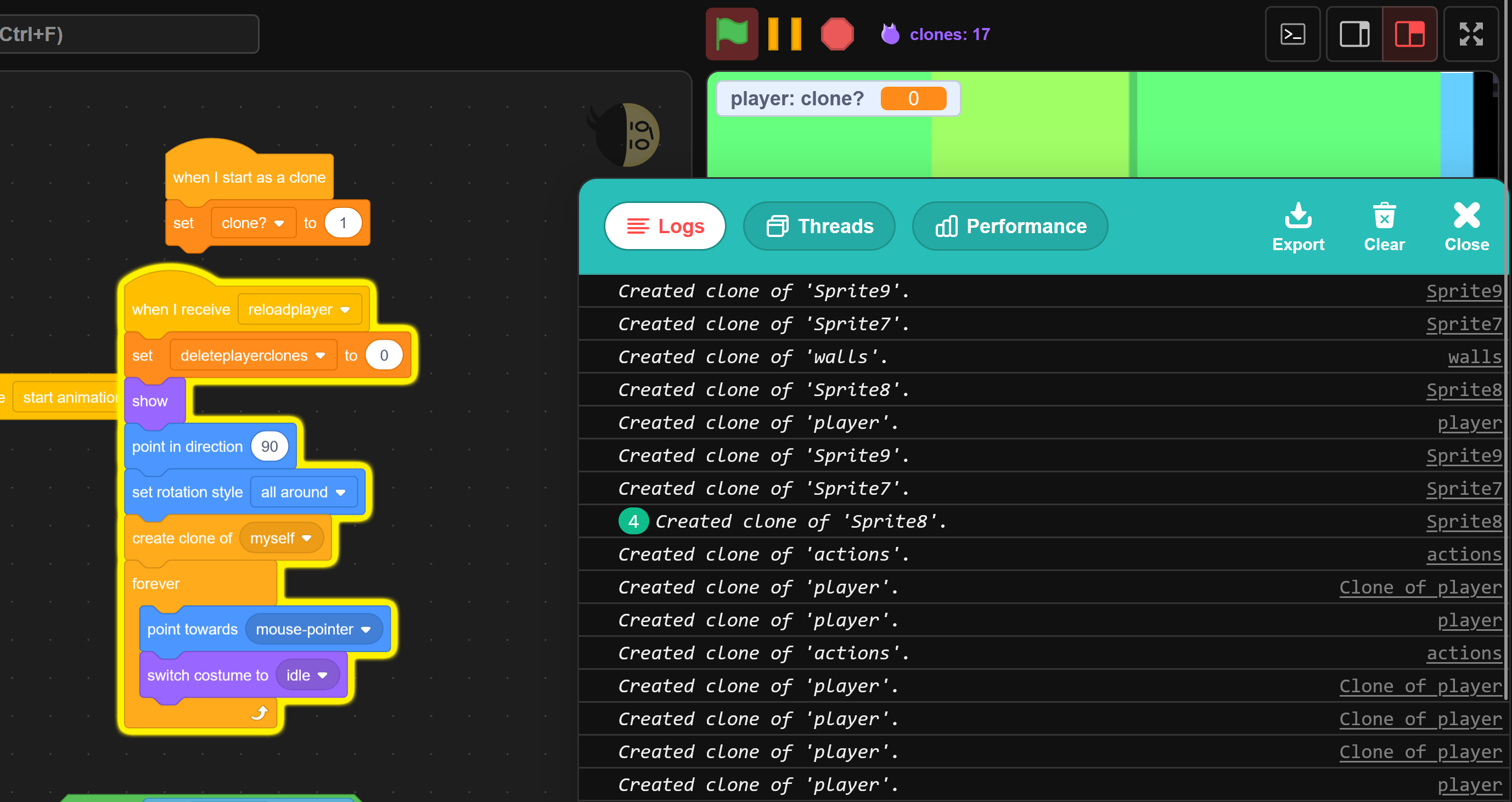 Clones not cloning - Discuss Scratch