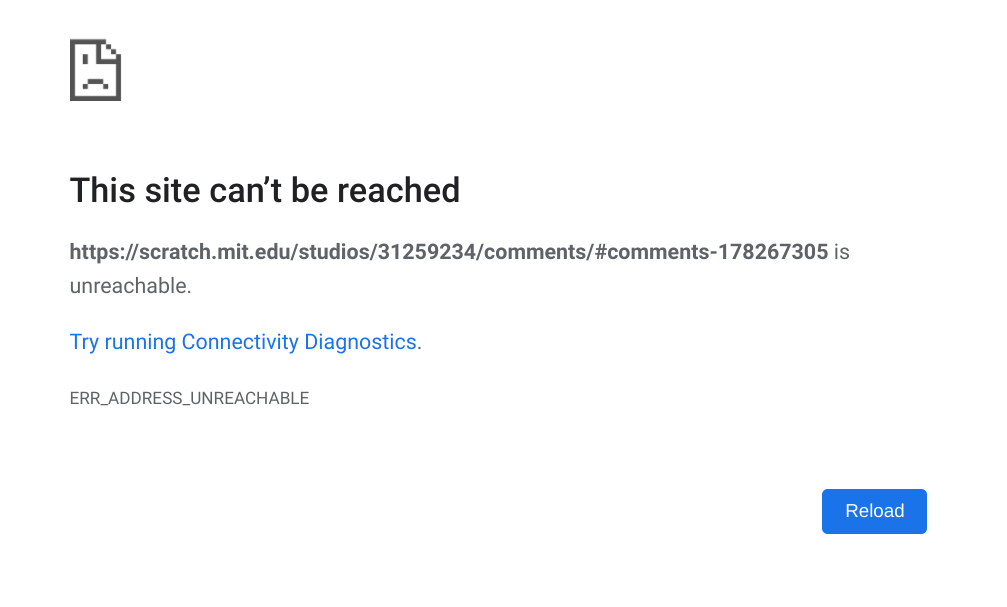 Did Scratch just go down for 10 seconds - Discuss Scratch