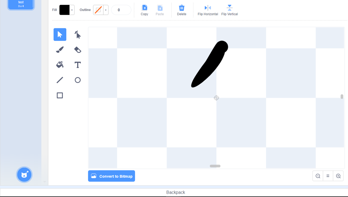 Weird vector draw tool distortions - Discuss Scratch