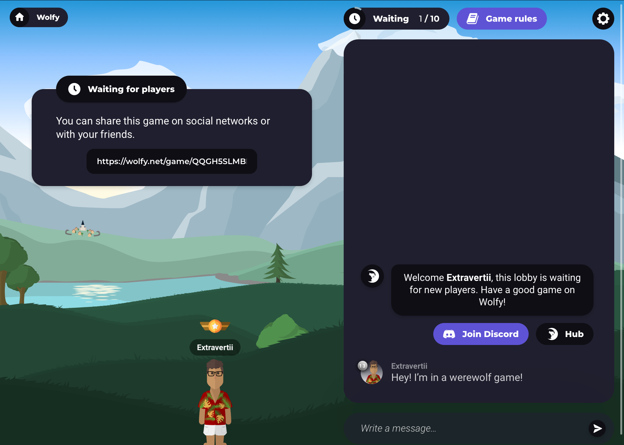 Wolfy - The first french online werewolf game! - Discuss Scratch