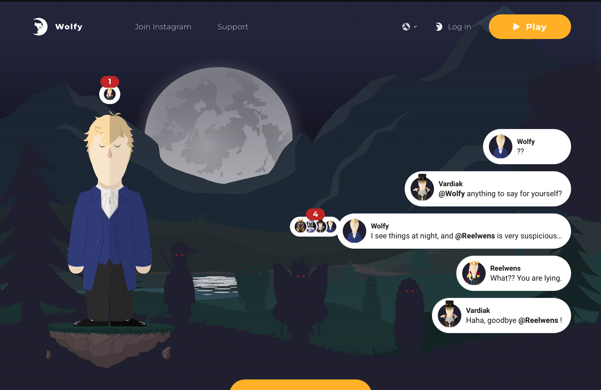 Wolfy - The first french online werewolf game! - Discuss Scratch